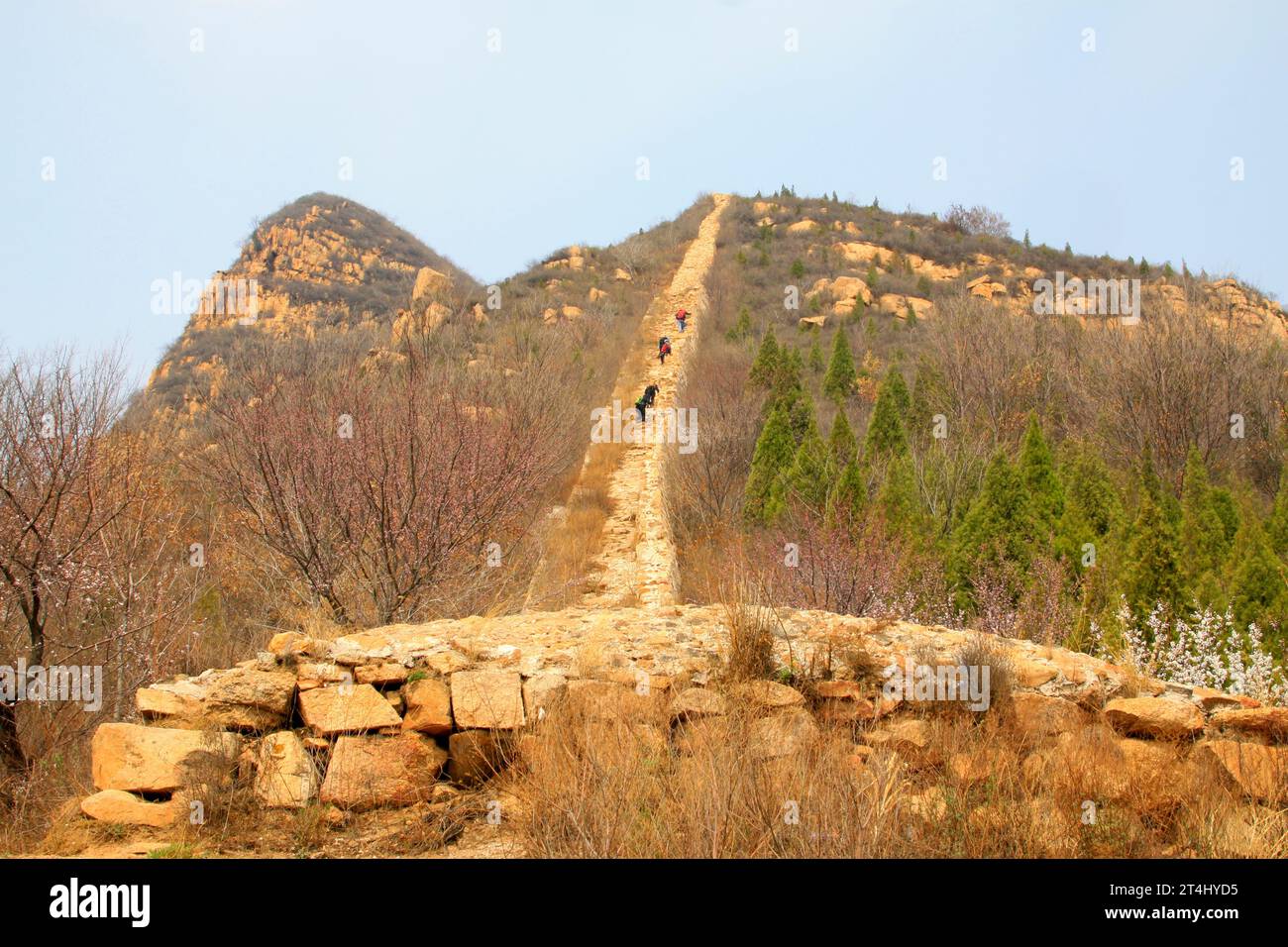 Ming Great Wall building scenery, China Stock Photo - Alamy