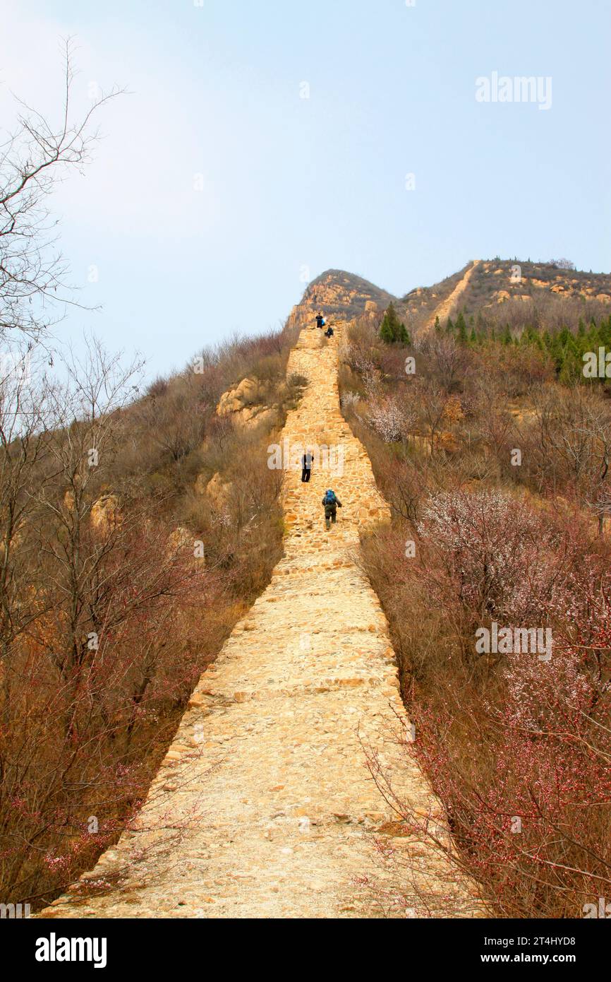 Ming Great Wall building scenery, China Stock Photo - Alamy