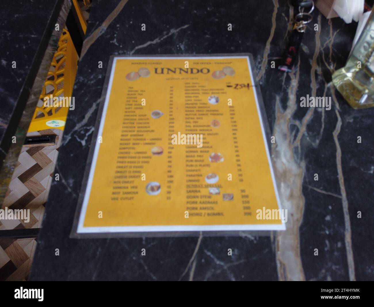 Unndo Restaurant in Benaulim village in Indian state of Goa Stock Photo ...