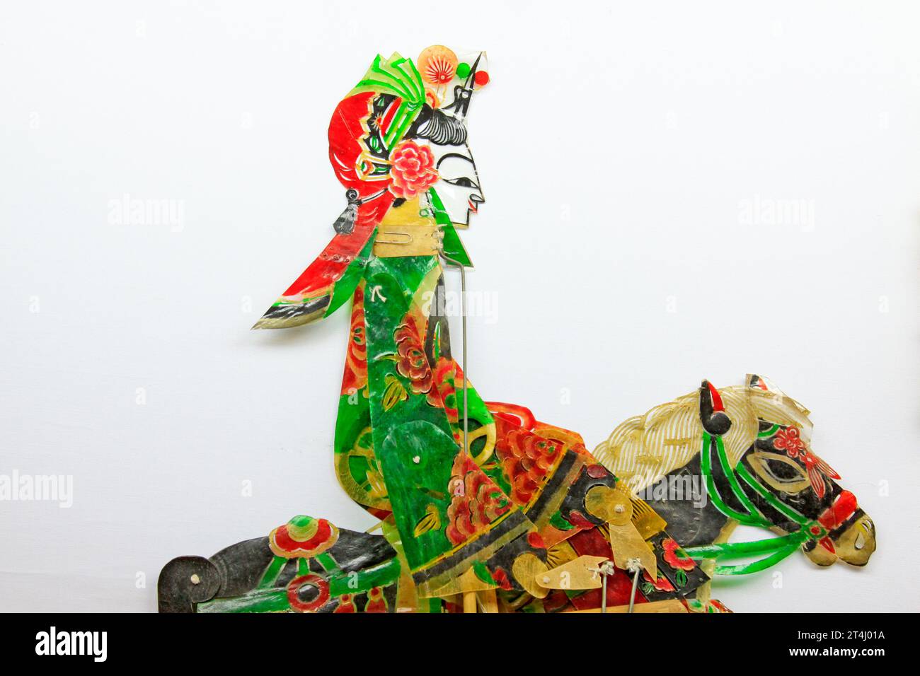 Chinese shadow play props，closeup of photo Stock Photo - Alamy