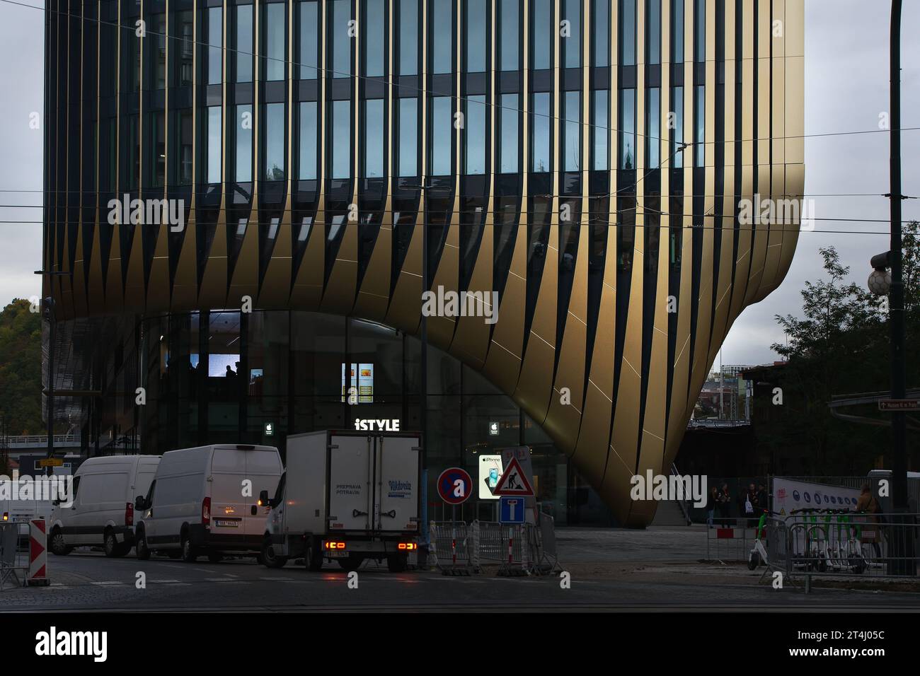 The completion of the Masarycka building according to the design of ...