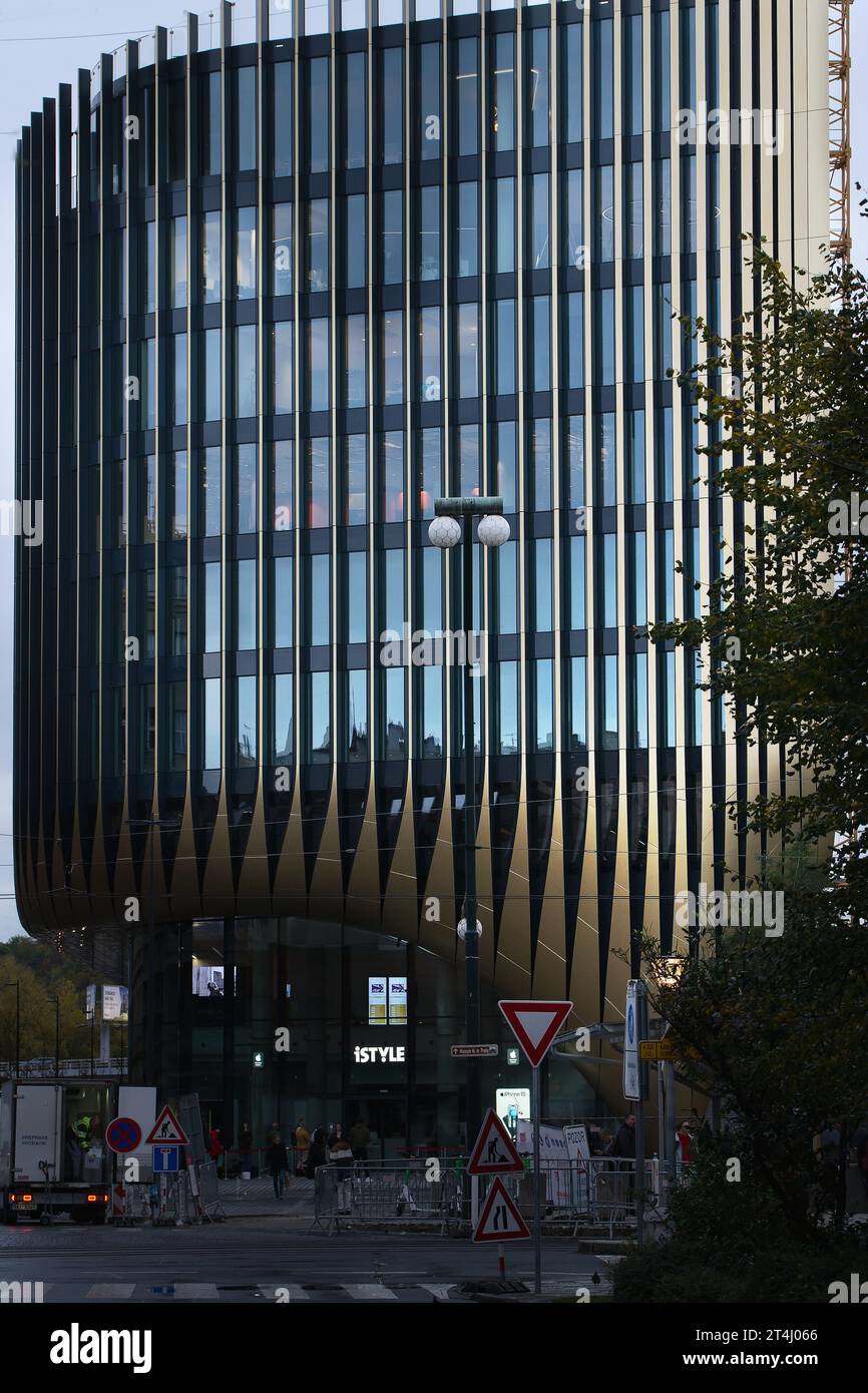 The completion of the Masarycka building according to the design of ...