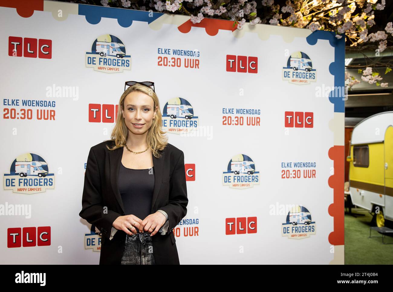 AMSTERDAM - Loiza Lamers prior to the preview of an episode of the ...
