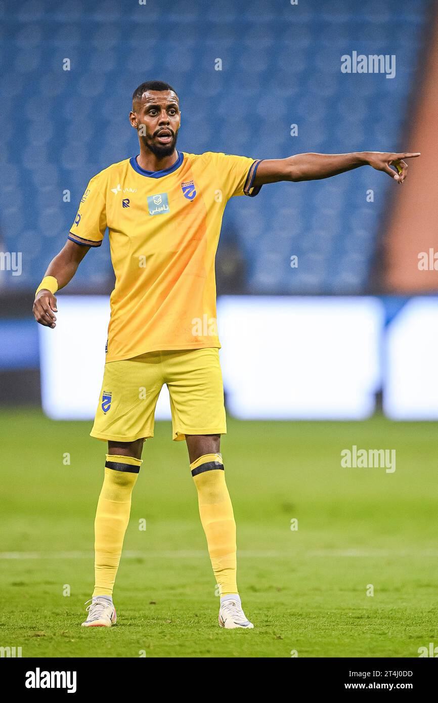 Faiz Selemani of Al Hazem SC during their SAFF Saudi Arabia KingÕs Cup ...