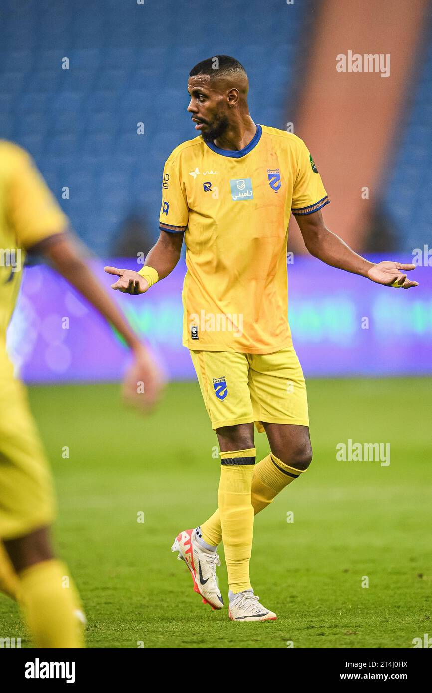 Faiz Selemani of Al Hazem SC during their SAFF Saudi Arabia KingÕs Cup ...