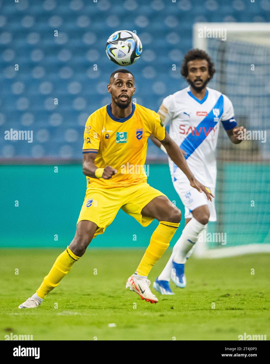 Faiz Selemani of Al Hazem SC during their SAFF Saudi Arabia KingÕs Cup ...