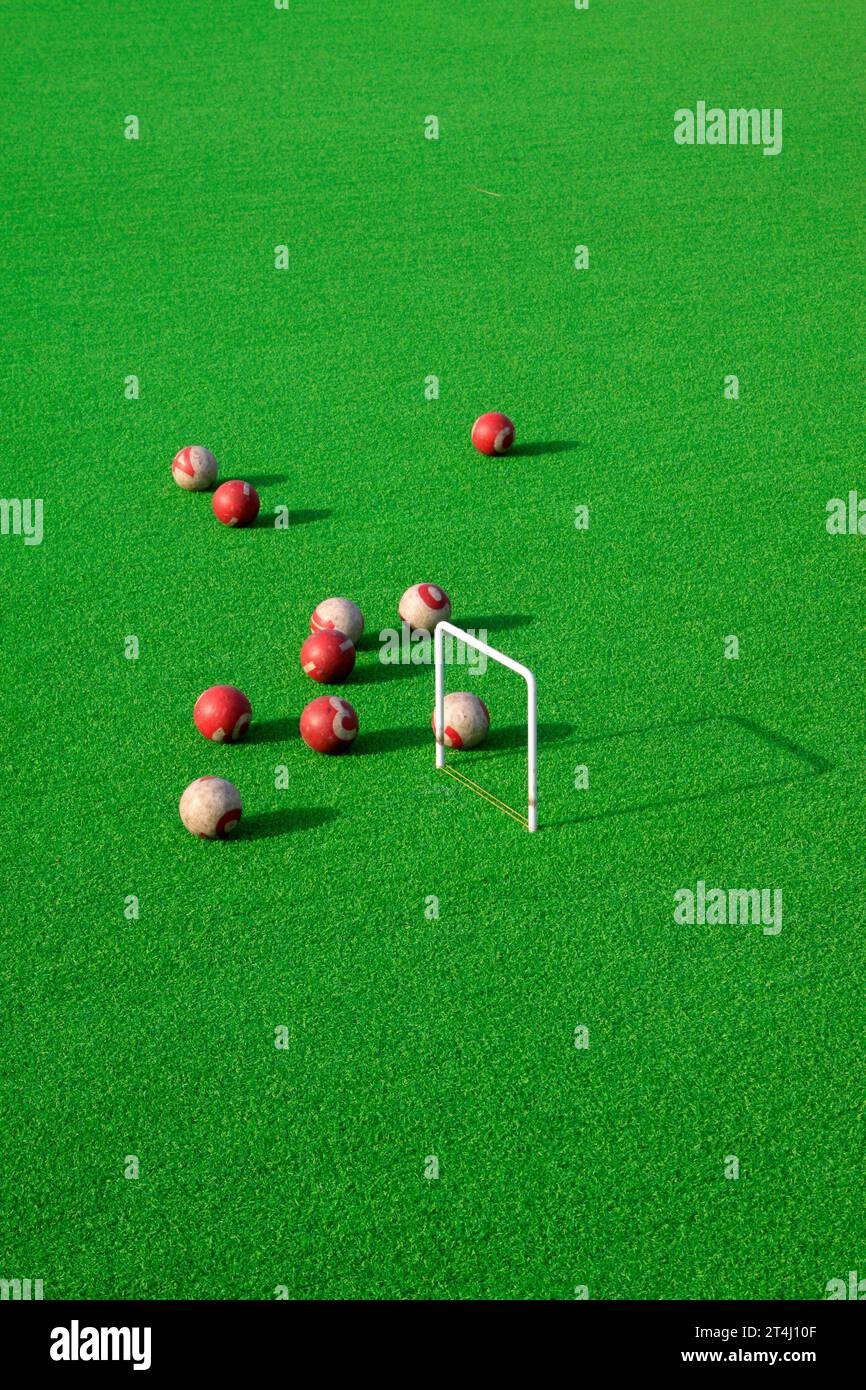 Chinese gate ball site, closeup of photo Stock Photo - Alamy