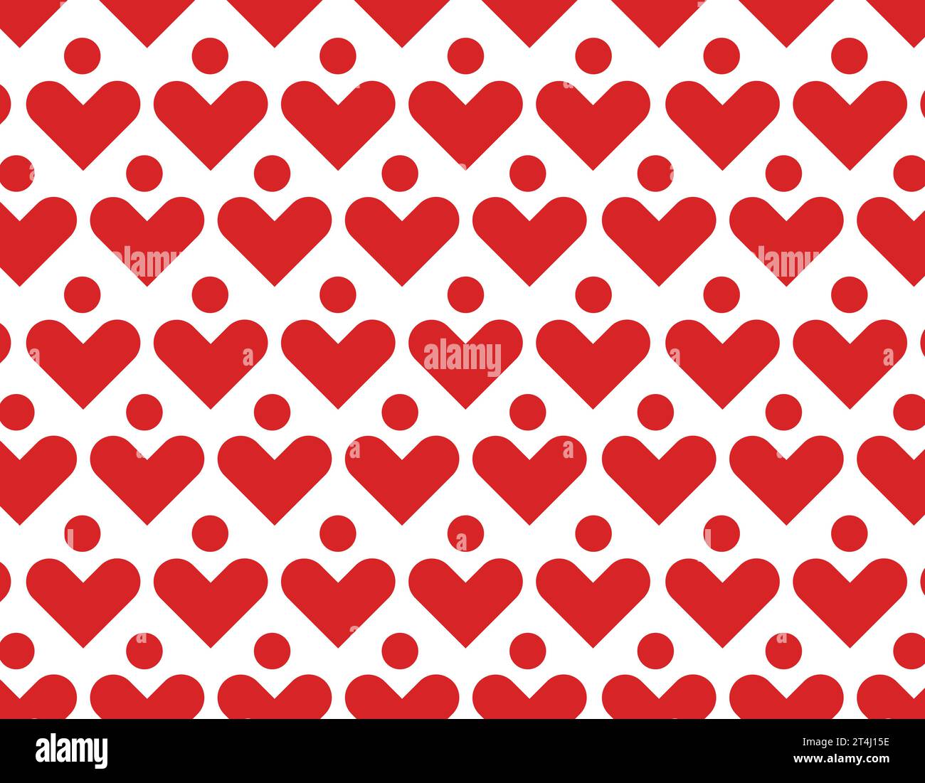Geometric pattern on a transparent background, red hearts, floral ...