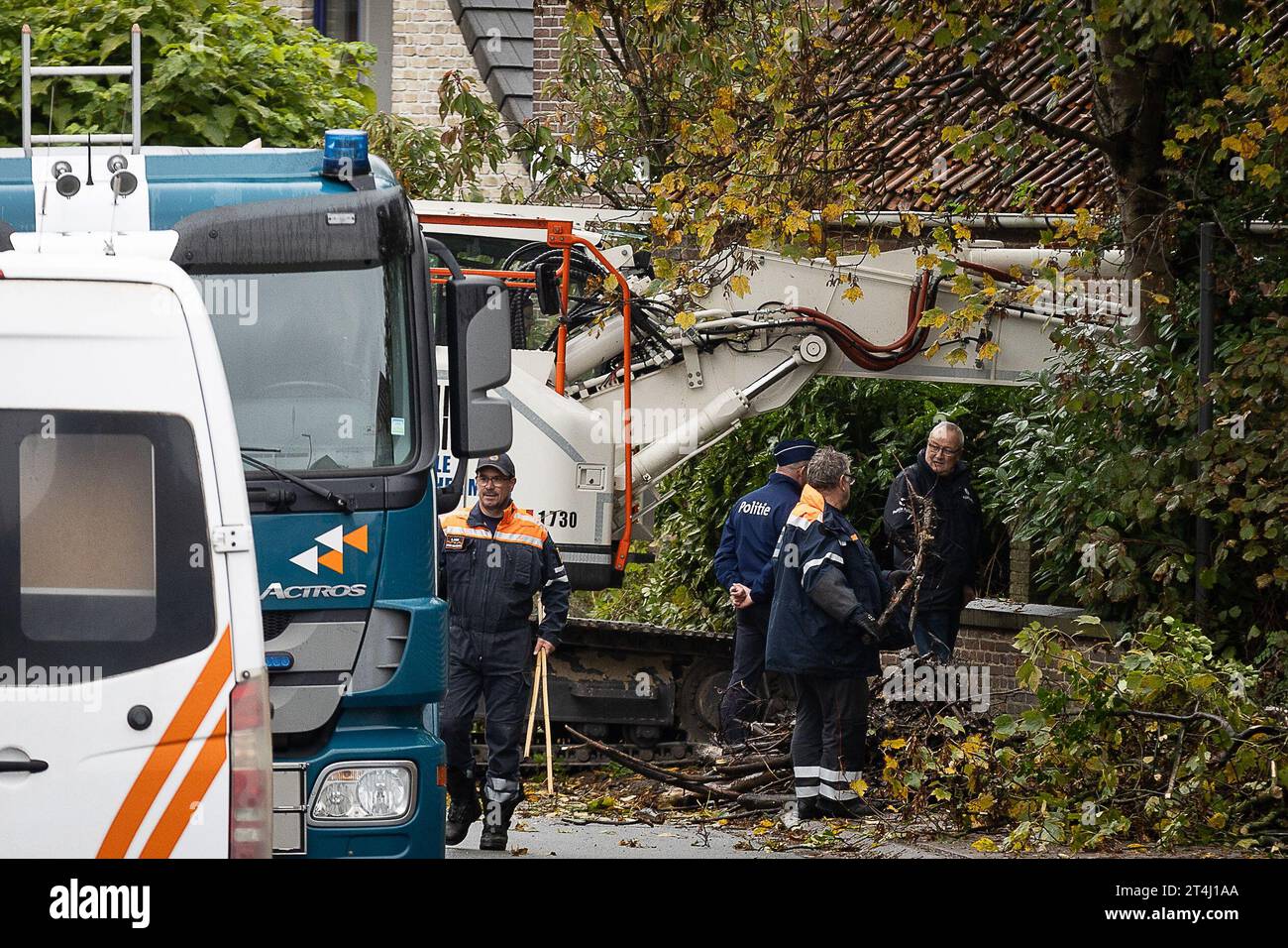 Sint Lievens Houtem, Belgium. 31st Oct, 2023. Alain Remue pictured ...