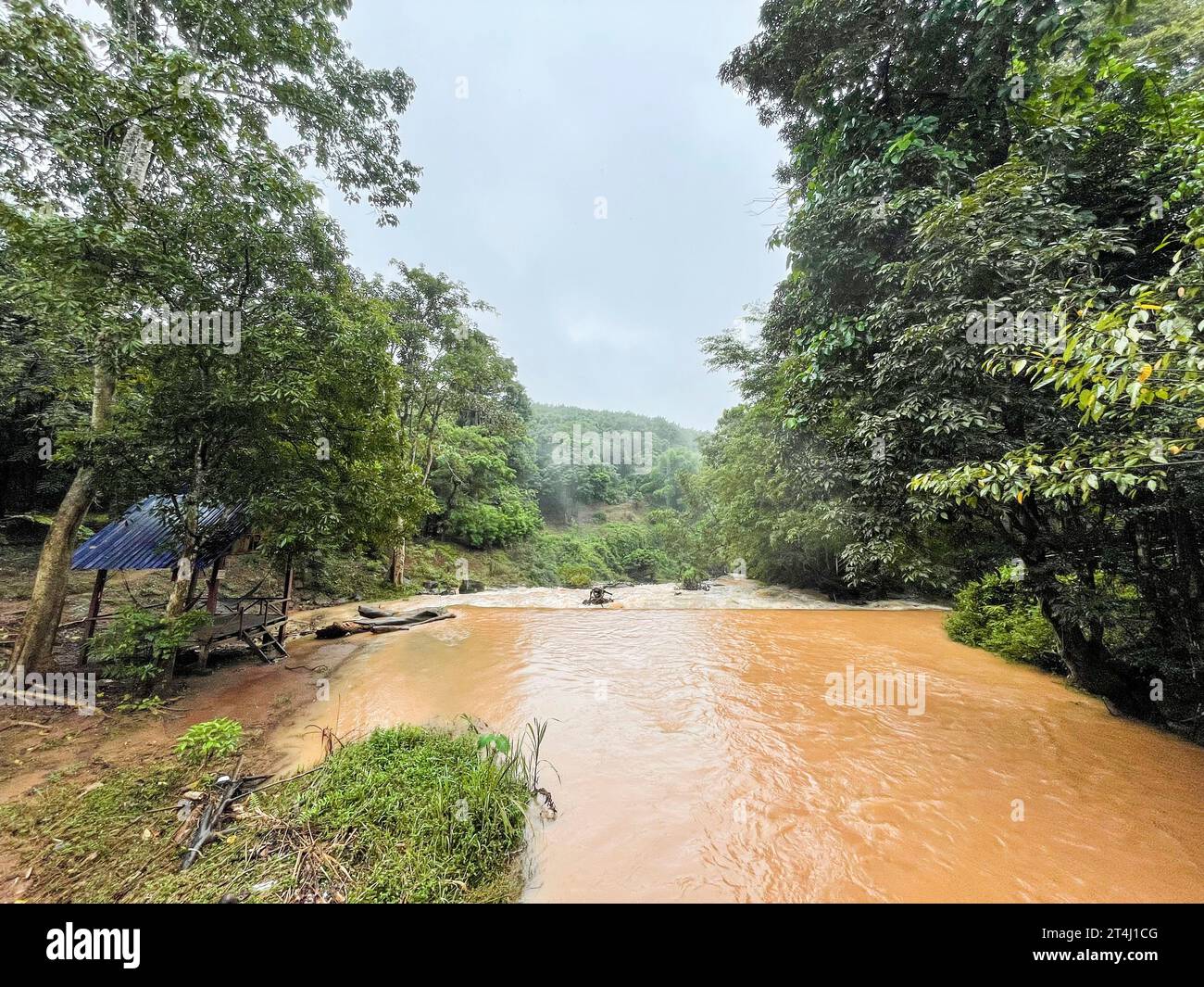 Cambodia, Ratanakiri region, surroundings of Banlung, local river Stock Photo - Alamy