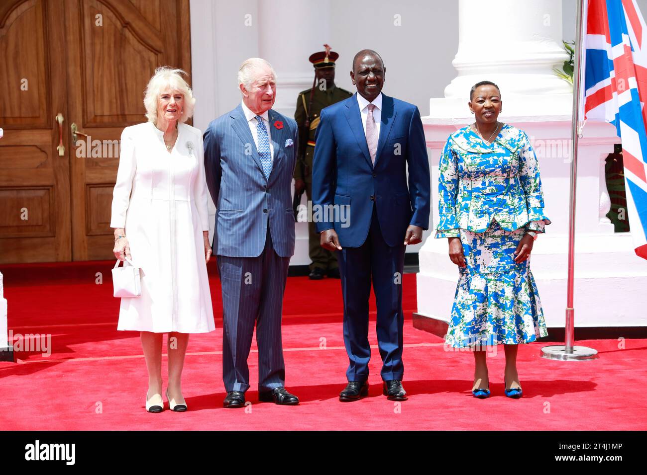 Nairobi, Kenya. 31st Oct, 2023. (L-R) Queen Camilla, King Charles III ...