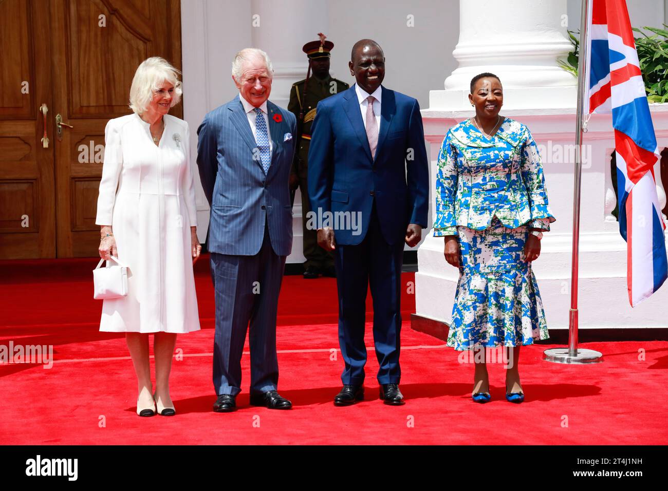 Nairobi, Kenya. 31st Oct, 2023. (L-R) Queen Camilla, King Charles III ...