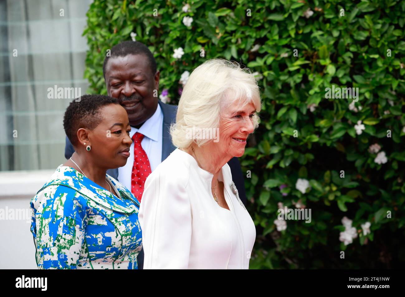Nairobi, Kenya. 31st Oct, 2023. Britain's Queen Camilla (R) and Kenya's ...