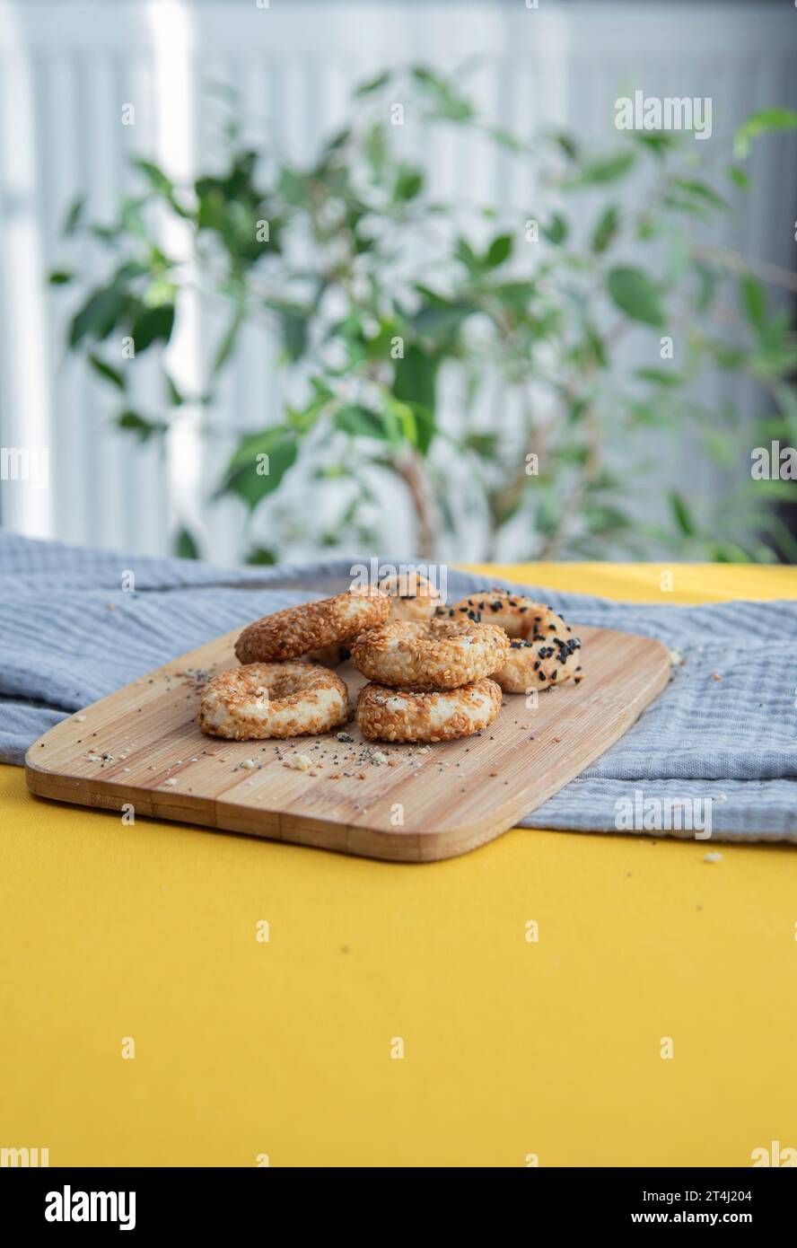Close up simit sesame hi-res stock photography and images - Alamy