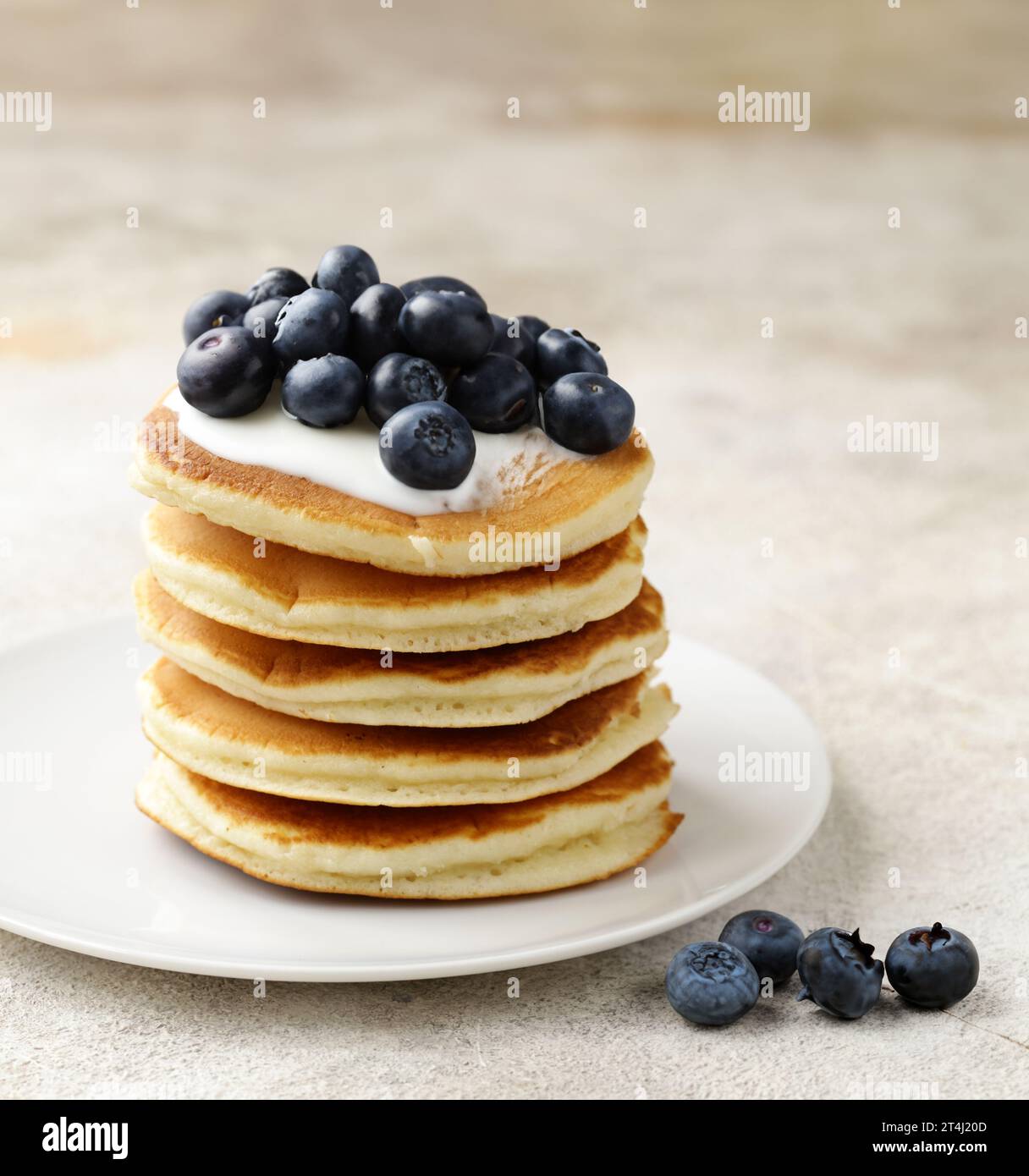 pancake for breakfast and dessert, healthy food Stock Photo - Alamy