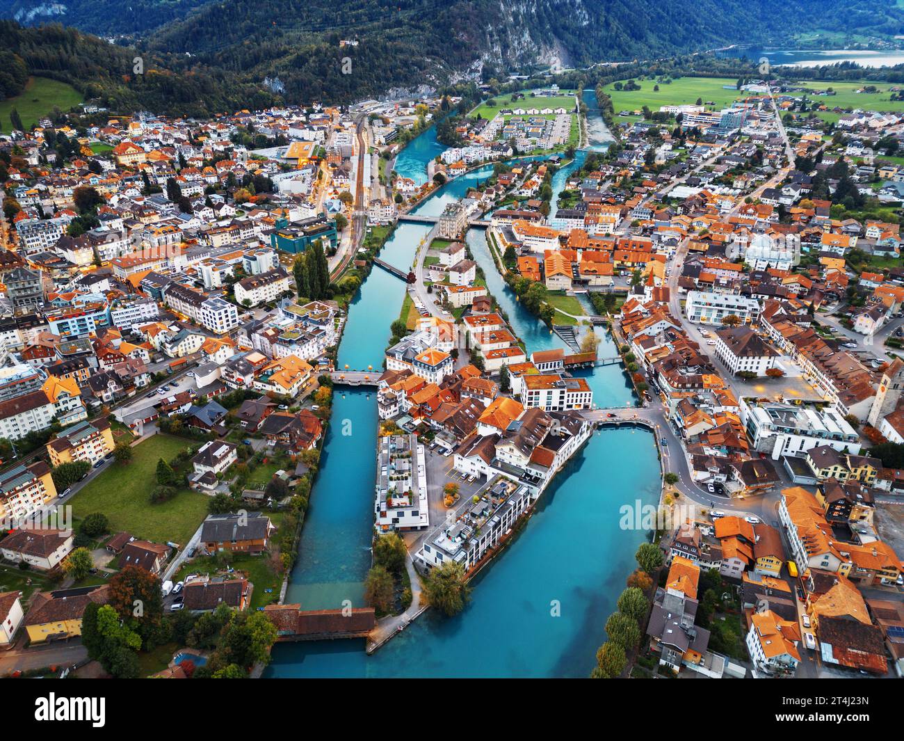 Interlaken village hi-res stock photography and images - Alamy