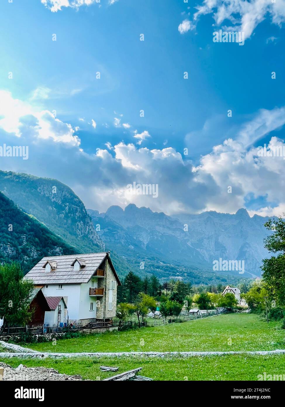Beautiful guest house in the valley of Theth national park, Albania ...