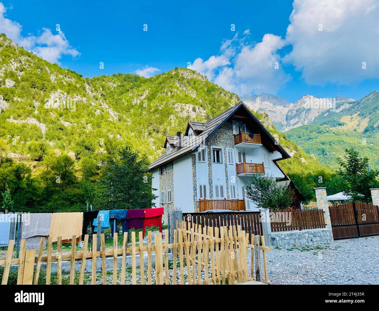 Beautiful guest house in the valley of Theth national park, Albania ...