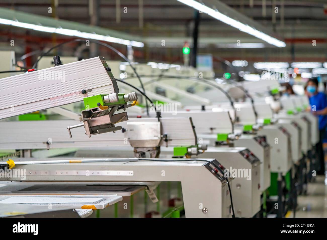 Printing area in textile factory in industrial zone in Ho Chi Minh City ...