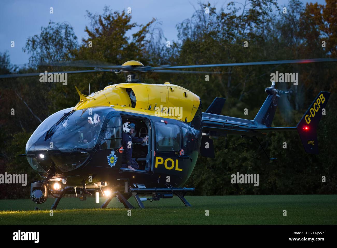 One of the National Police Air Service Helicopters in Milton Keynes for ...