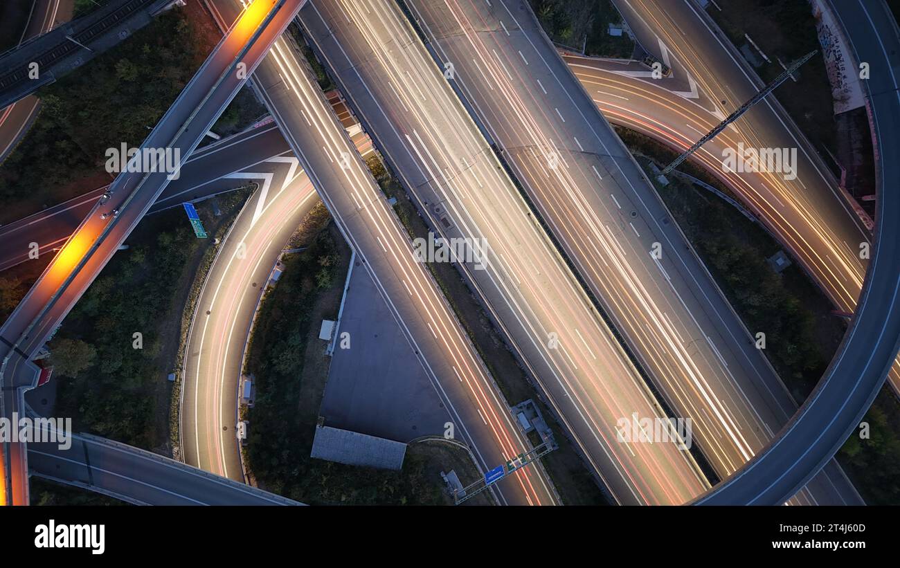 Highway shots at night Stock Photo - Alamy