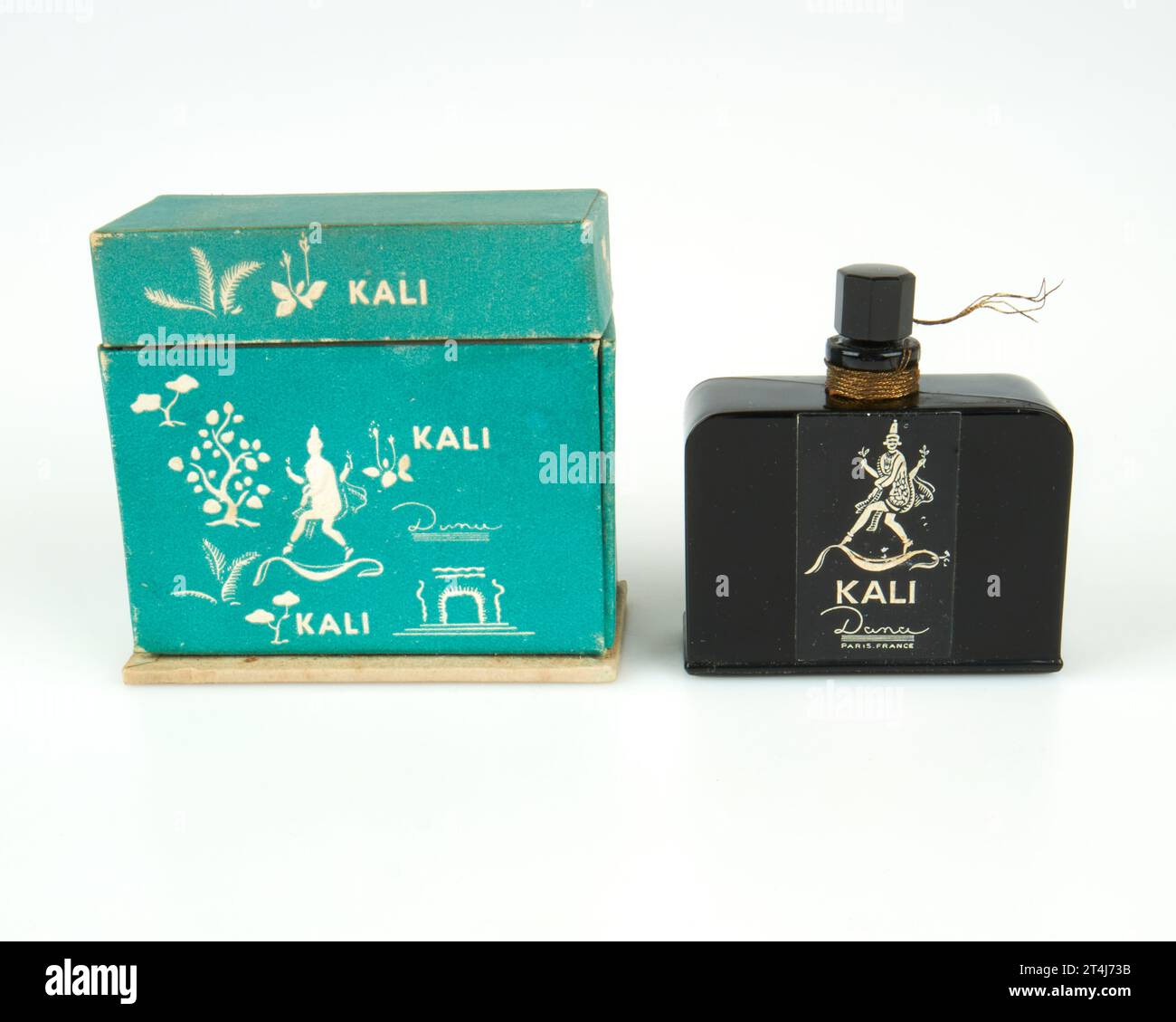 Vintage 1950s -60s Dana 'Kali' boxed perfume bottle Stock Photo - Alamy