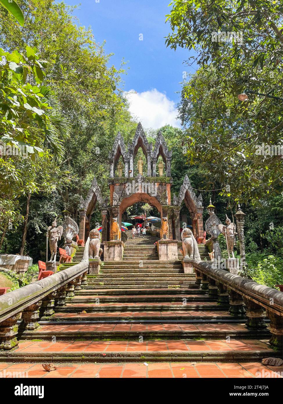 Cambodia, Kulen mountain, local temple Stock Photo - Alamy