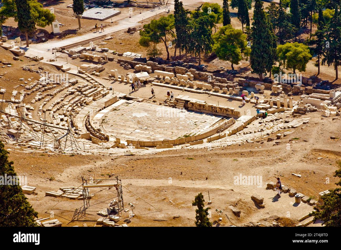 Theatre dionysus acropolis in athens hi-res stock photography and ...