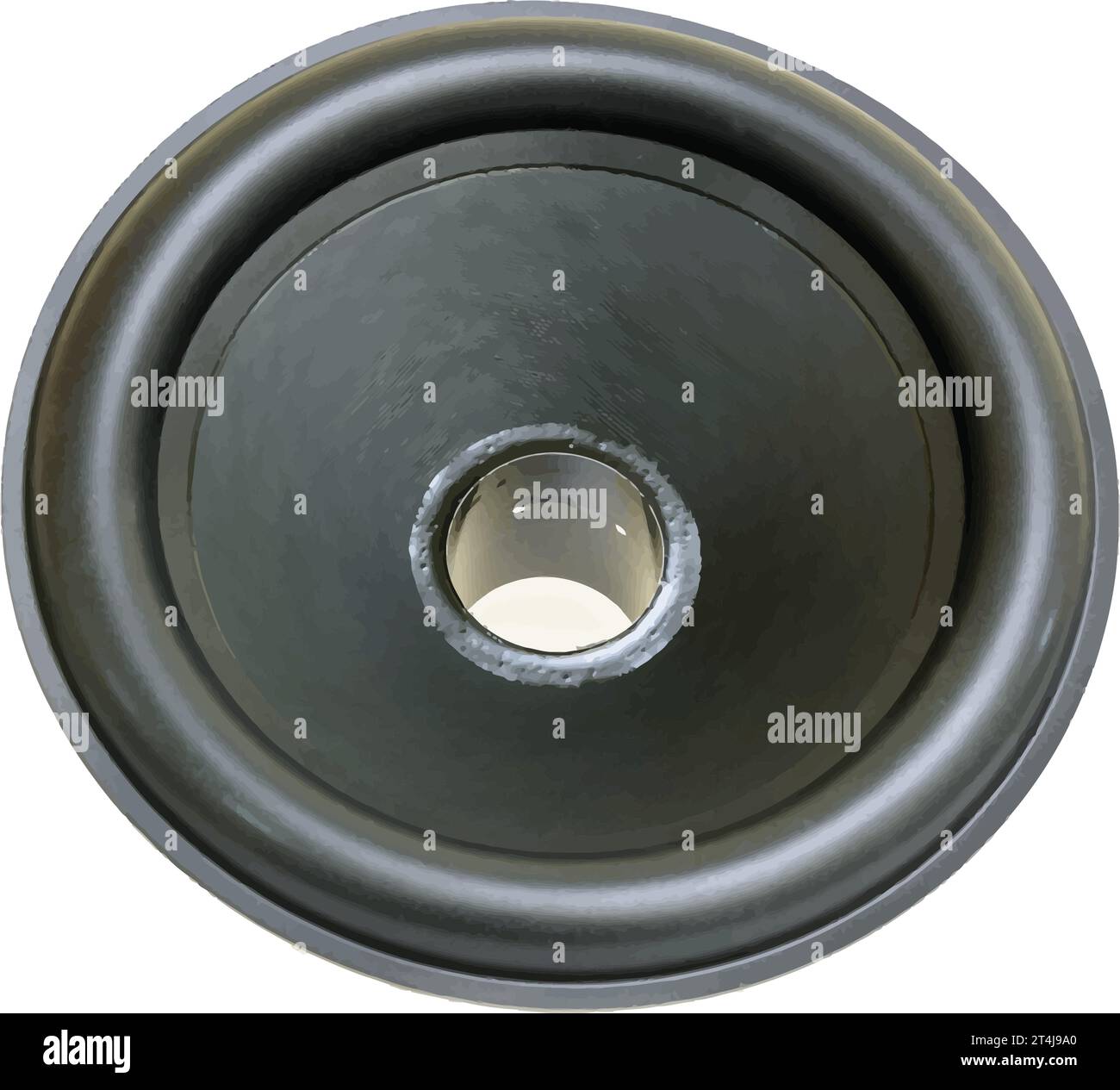 Sound radio speaker subwoofer Stock Vector Images - Alamy