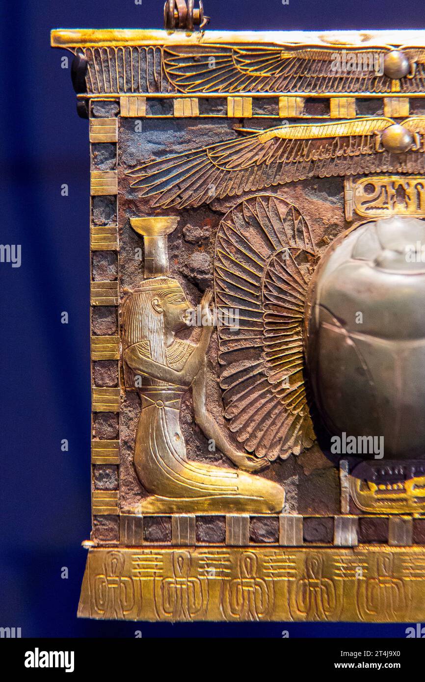 Egypt, Cairo, Egyptian Museum, burial of king Chechonq II, Tanis ...