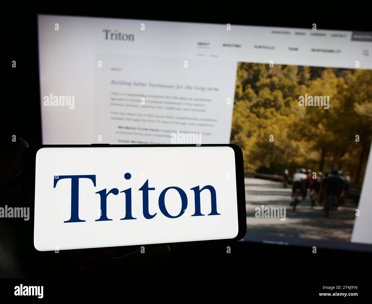 Triton partners logo hi-res stock photography and images - Alamy