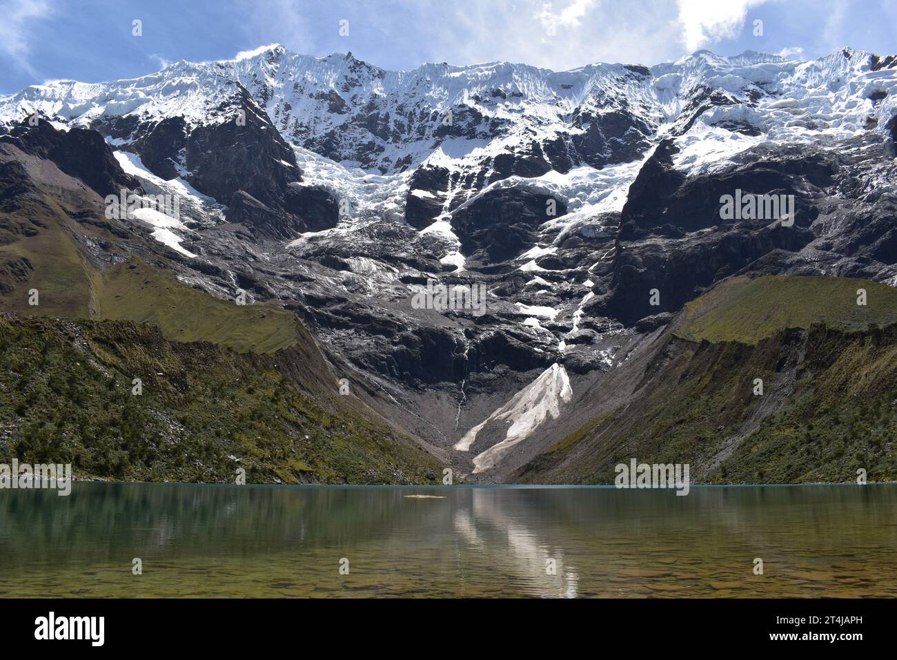 Humantay lake in Peru Stock Photo - Alamy