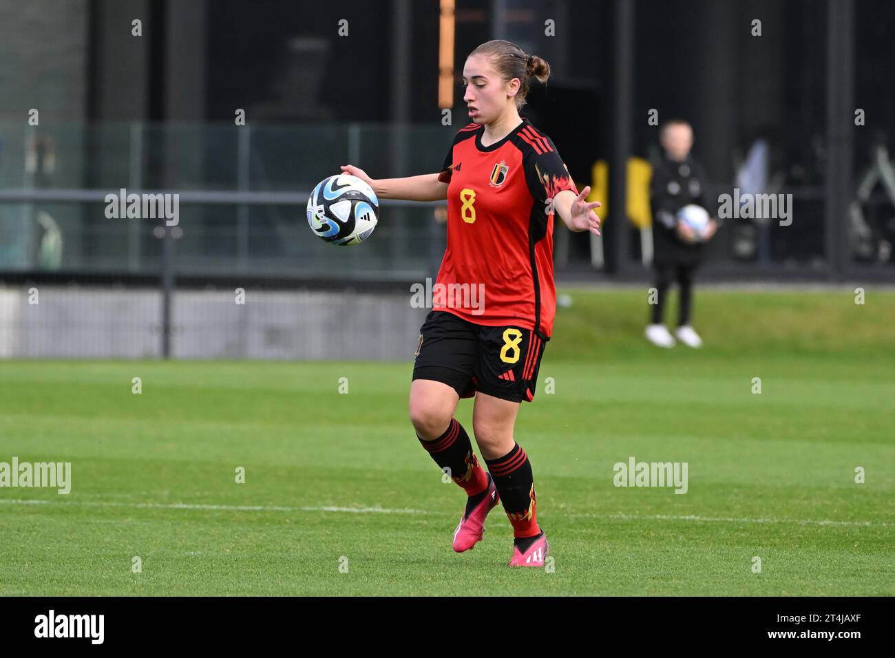 Tubize, Belgium. 31st Oct, 2023. Lena Hubaut of Belgium pictured in ...