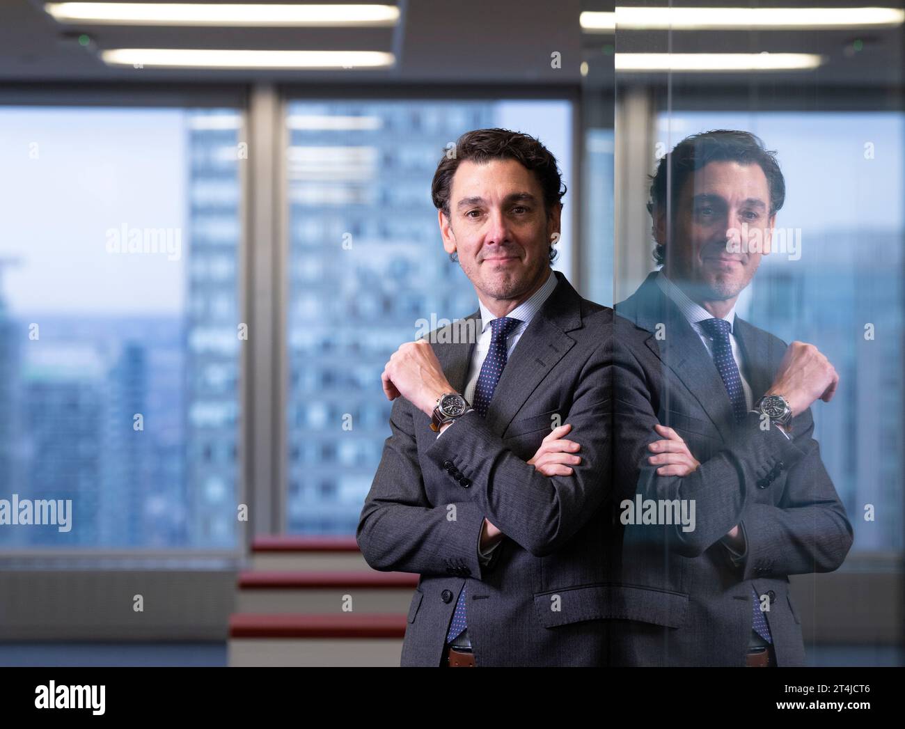 Montreal, Canada. 27th Oct, 2023. Martin Imbleau, head of Via Rail‚Äôs ...