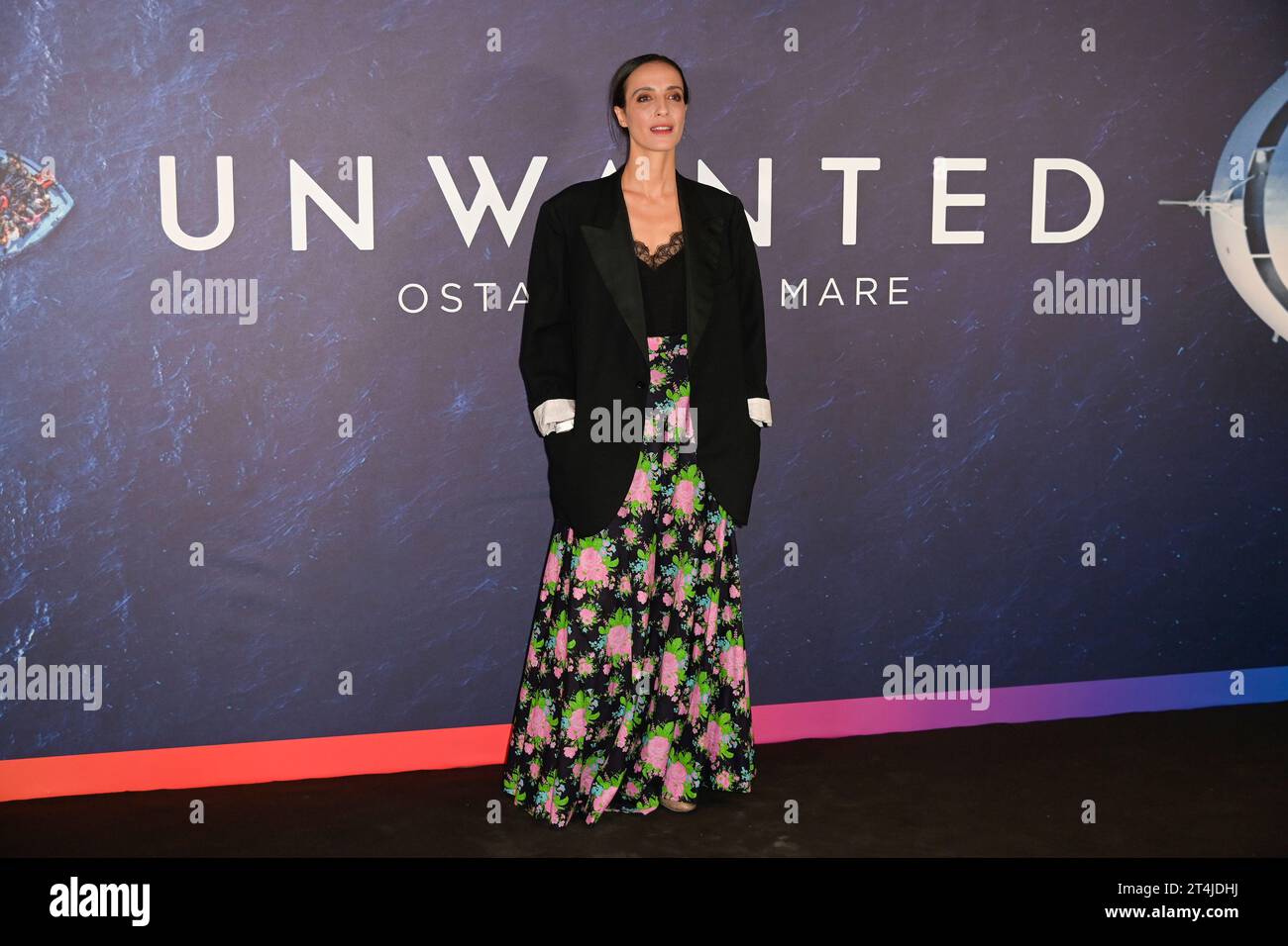 Rome, Italy. 30th Oct, 2023. Astrid Meloni attends the black carpet of ...
