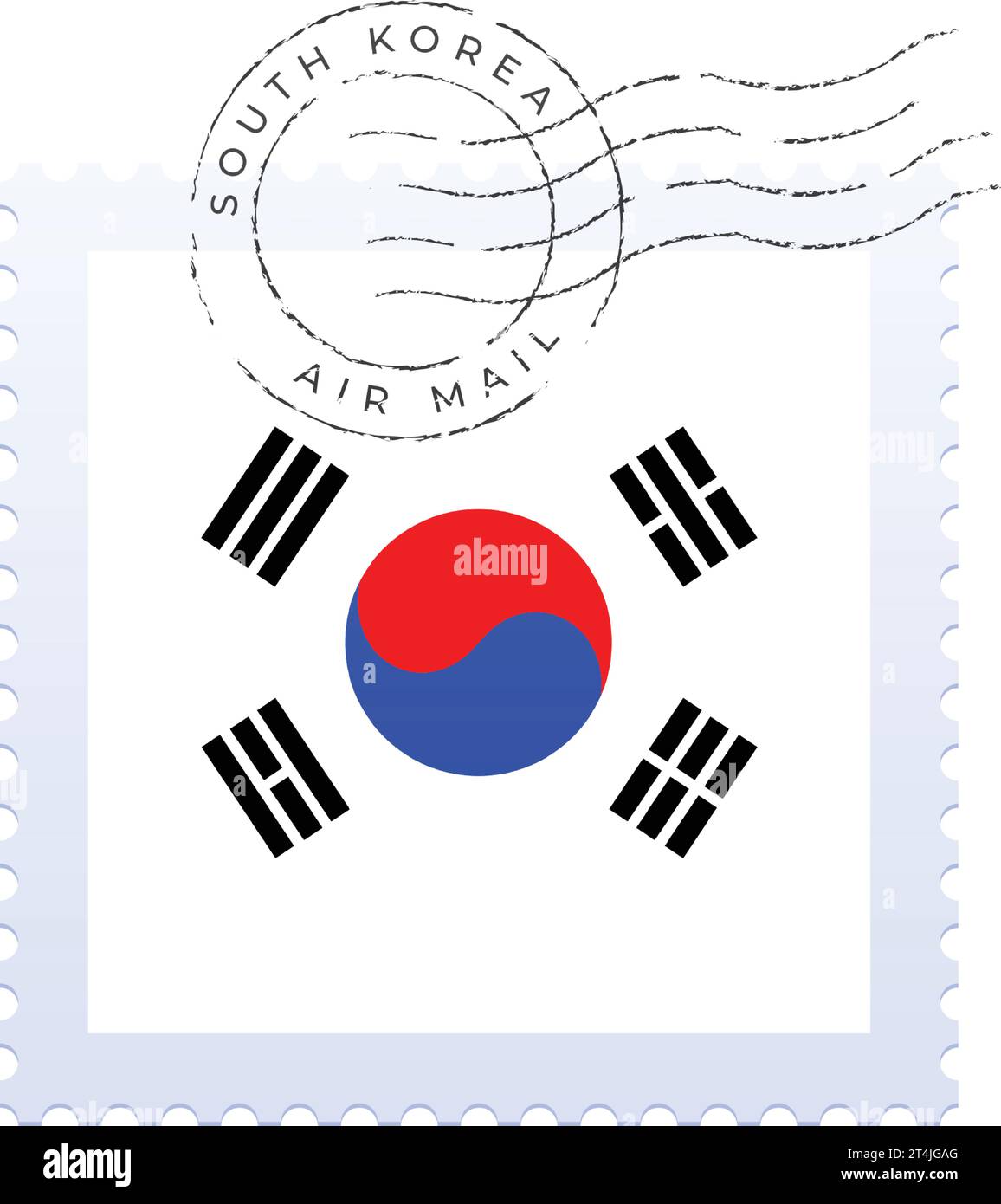 Postage stamp south korea hi-res stock photography and images - Alamy