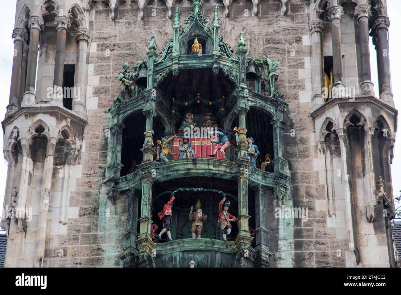 The Rathaus-Glockenspiel is a large mechanical clock located in ...