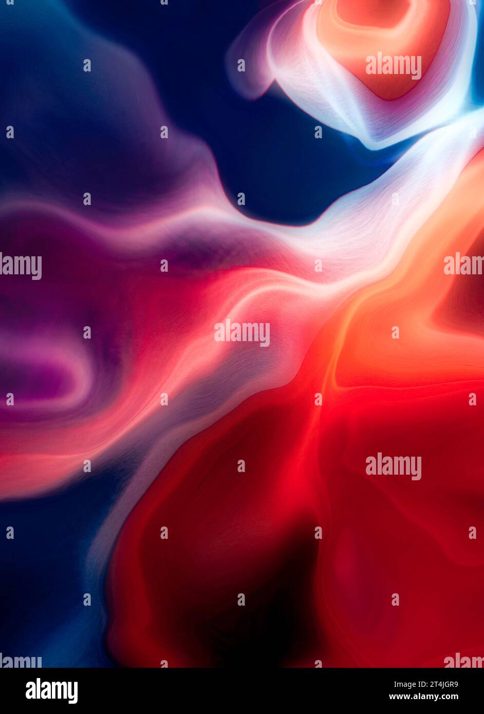 Colorful Liquid Abstract Stock Photo - Alamy