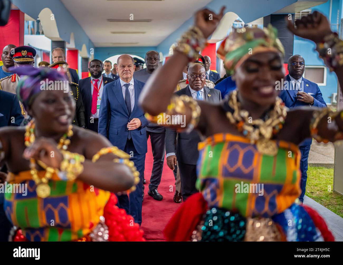 Accra, Ghana. 31st Oct, 2023. German Chancellor Olaf Scholz (SPD ...