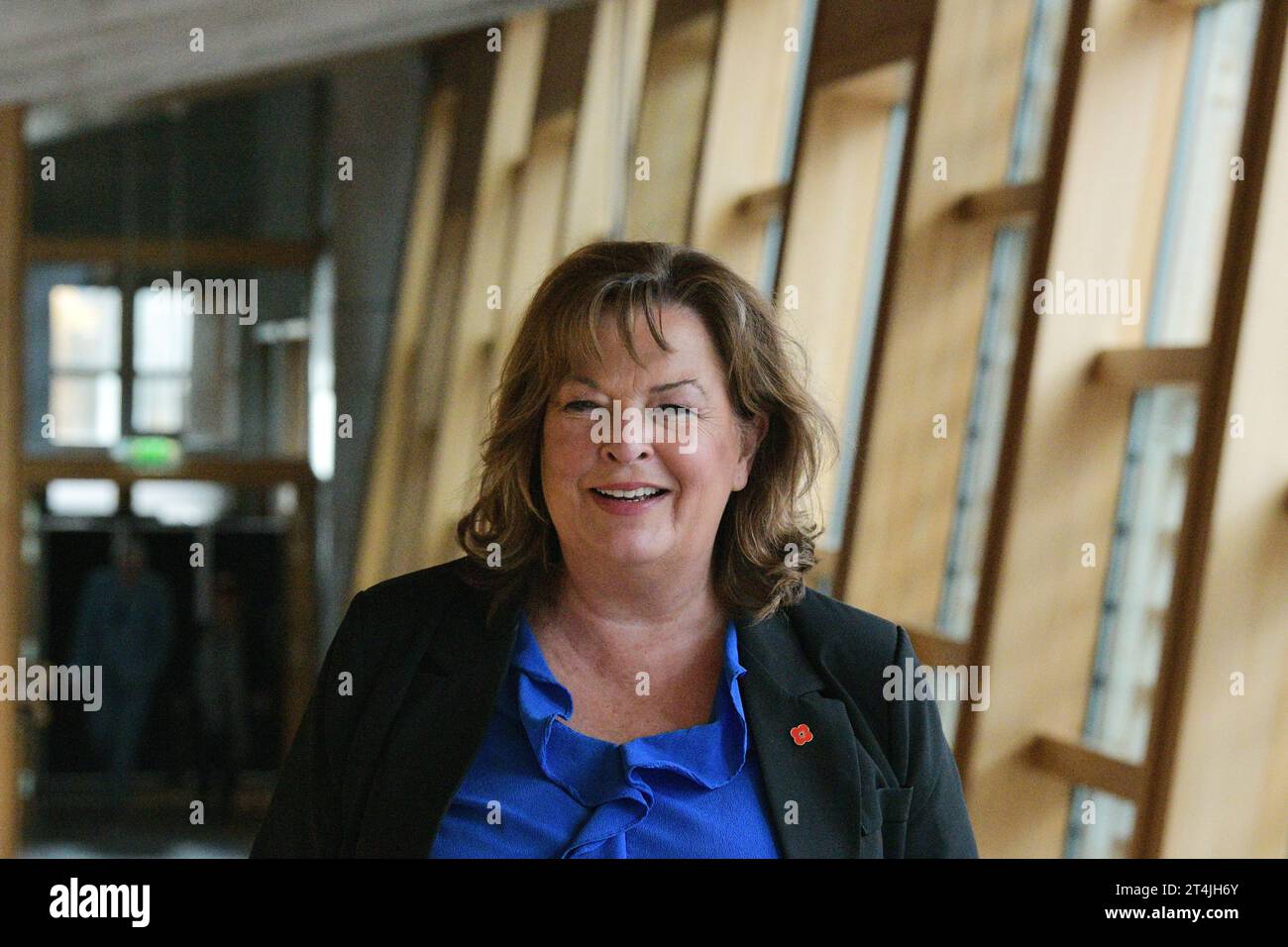 Edinburgh Scotland, UK 31 October 2023. Minister for Transport Fiona ...