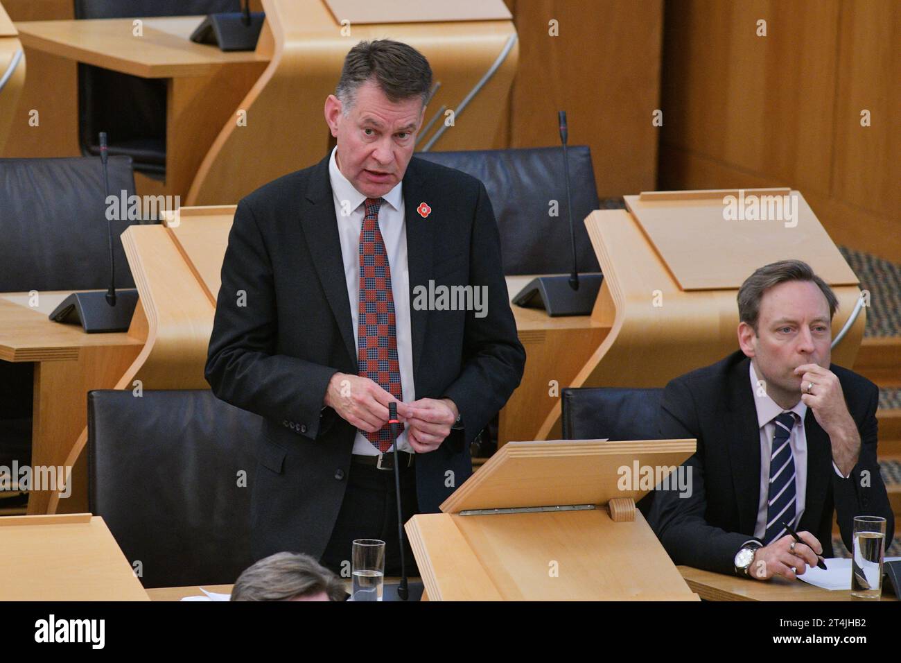 Edinburgh Scotland, UK 31 October 2023. Murdo Fraser MSP at the ...
