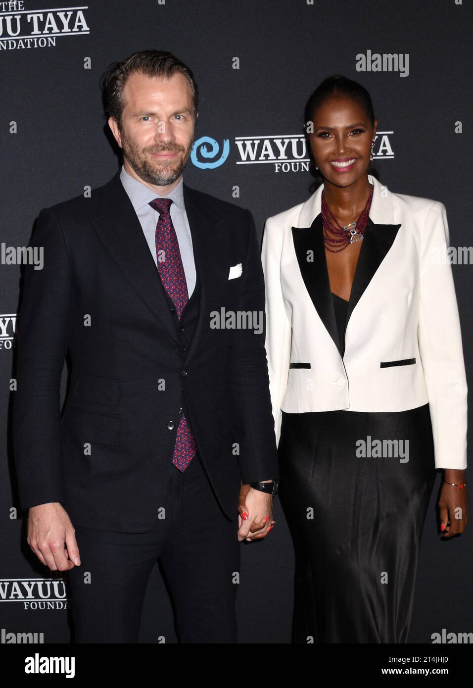 New York, NY, USA. 30th Oct, 2023. Oliver Dachsel and Ubah Hassan at ...