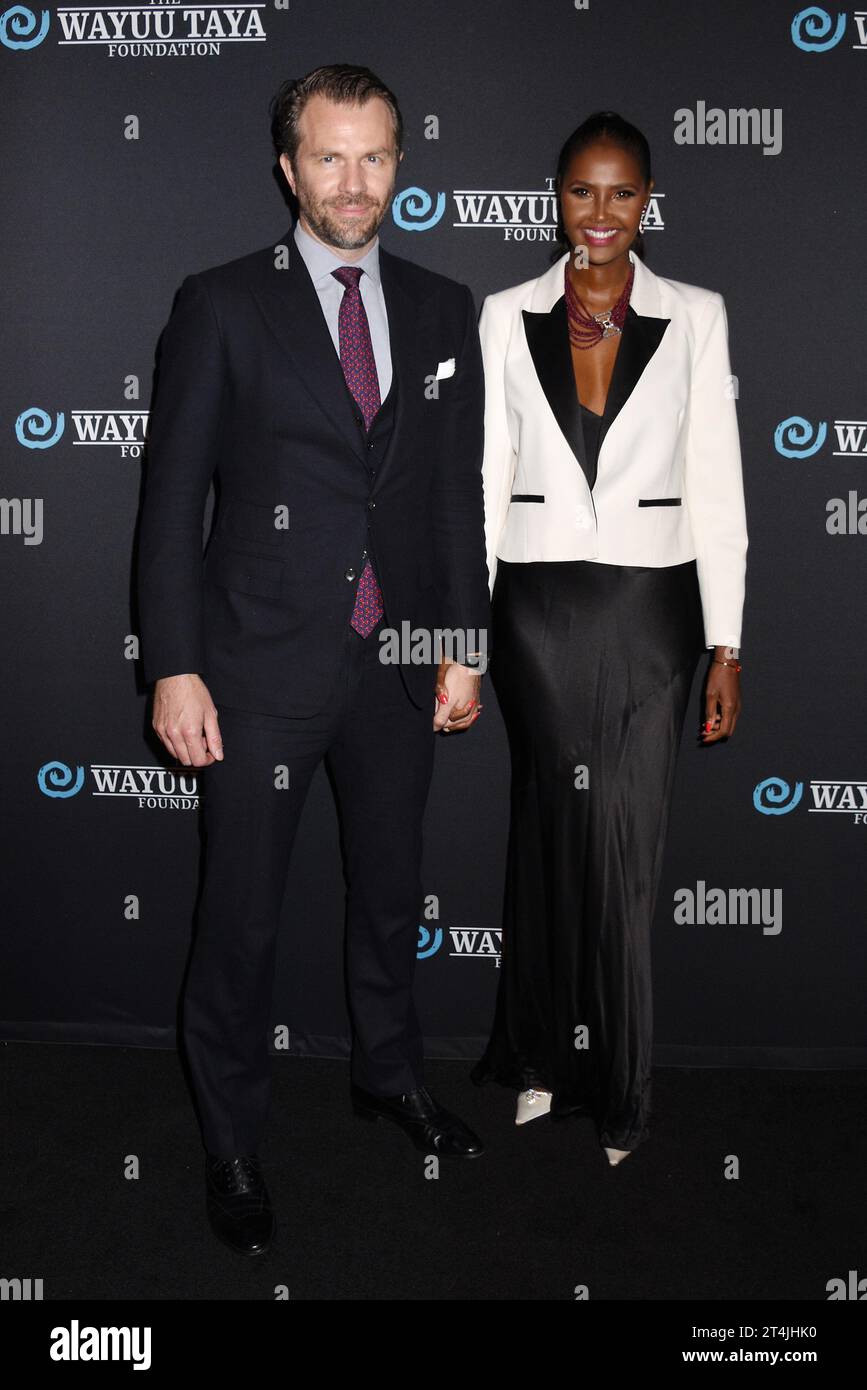 New York, NY, USA. 30th Oct, 2023. Oliver Dachsel and Ubah Hassan at ...