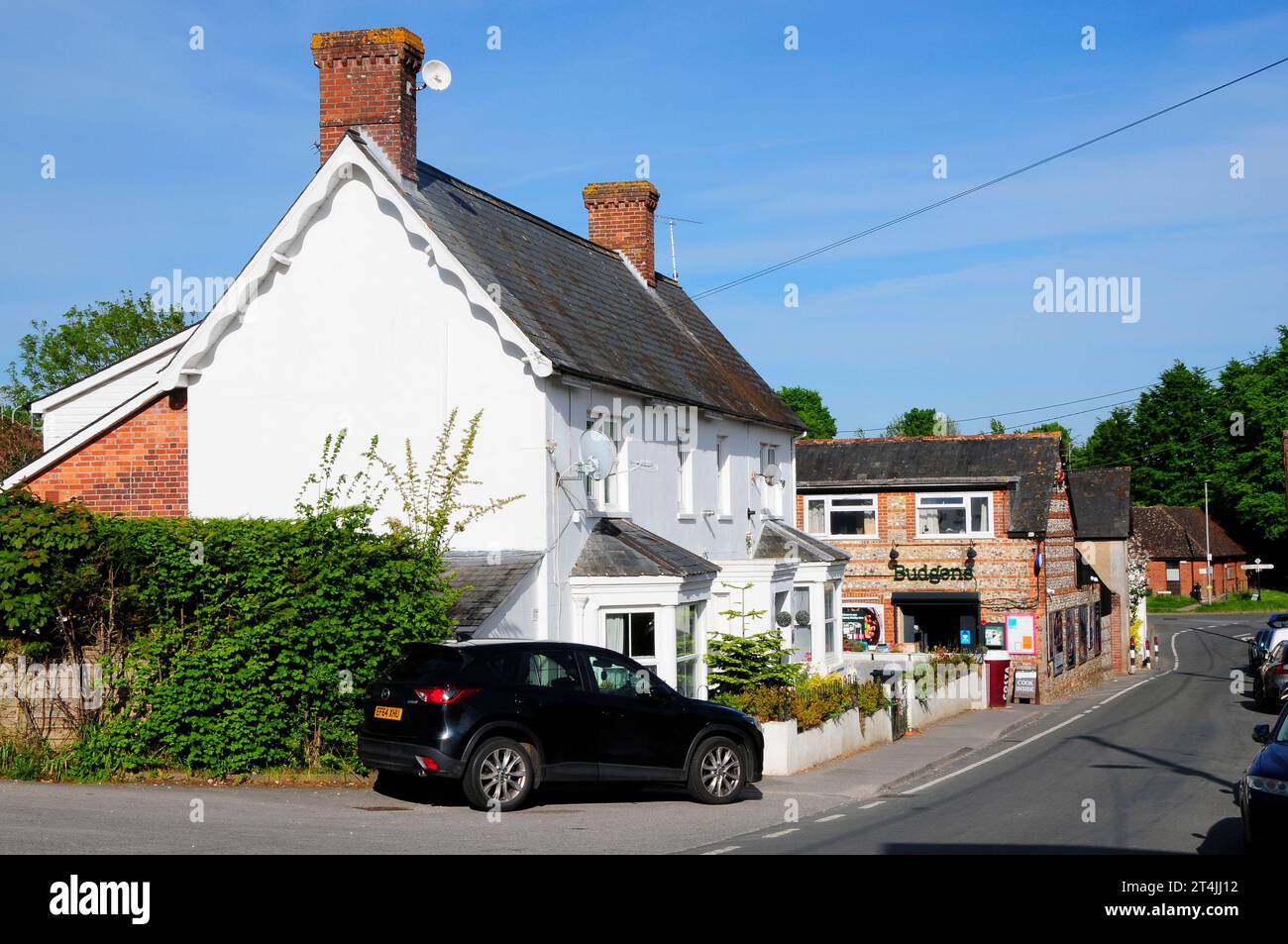 Sixpenny Handley rural village in north Dorset, UK Stock Photo - Alamy