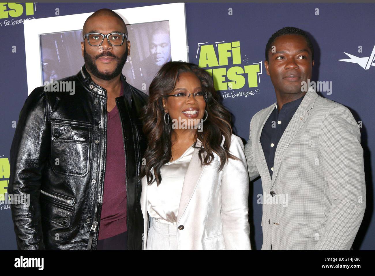 LOS ANGELES - OCT 27: Tyler Perry, Oprah Winfrey, David Oyelowo at the ...