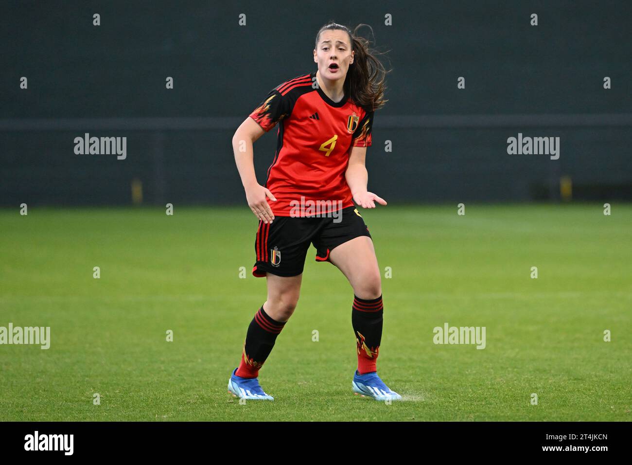 Tubize, Belgium. 31st Oct, 2023. Ines Van Gansbeke of Belgium pictured ...