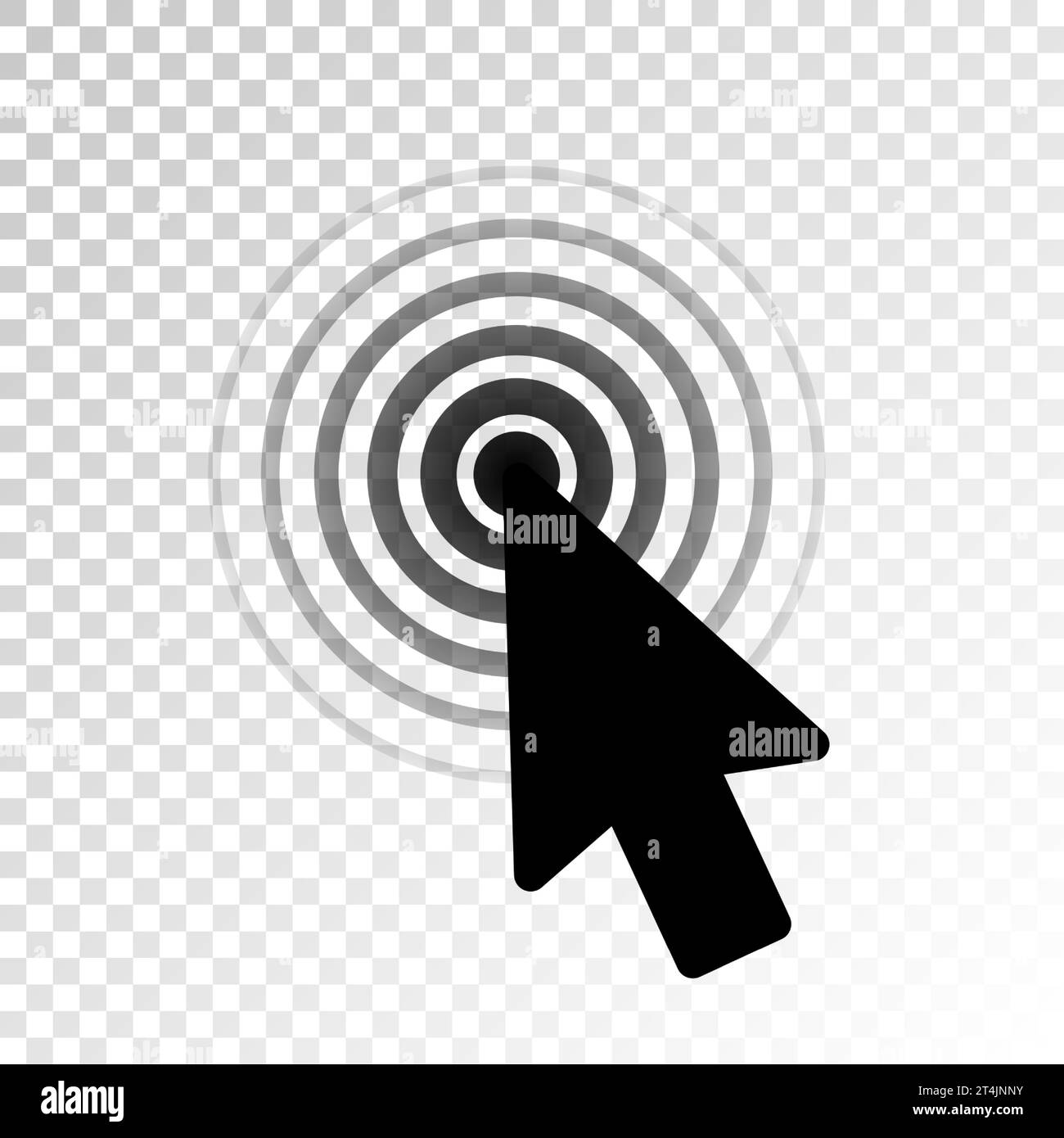 Mouse Arrow Click Computer Mouse Pointer Icon Black Cursor Isolated