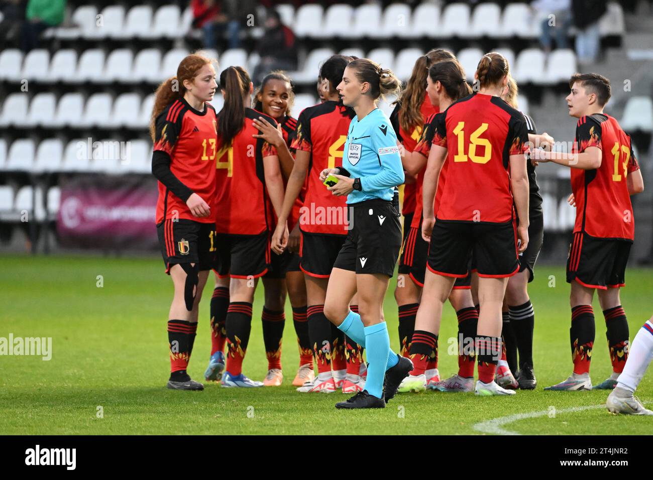 Tubize, Belgium. 31st Oct, 2023. referee Ana Maria Terteleac pictured ...