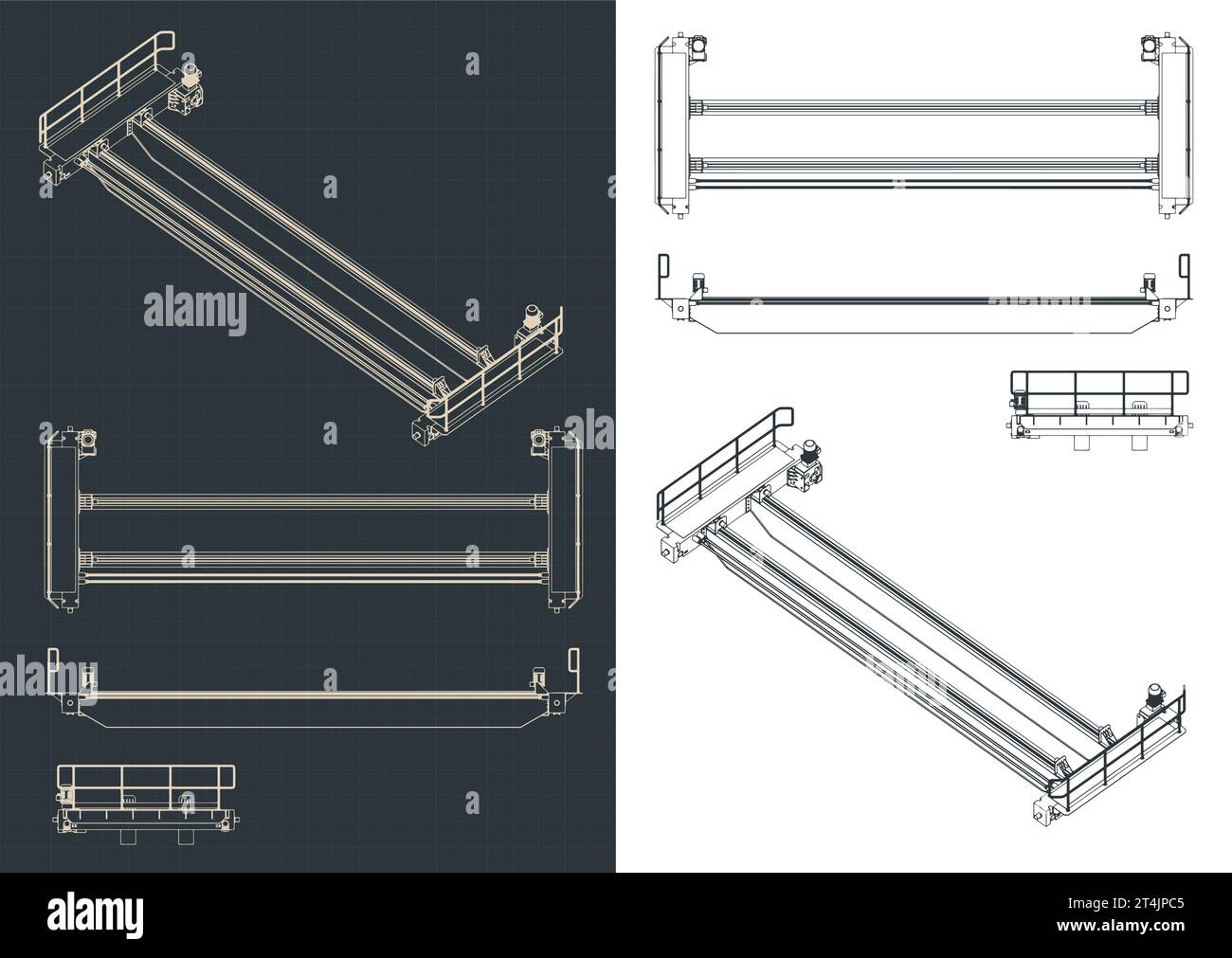 Overhead crane vector hi-res stock photography and images - Alamy