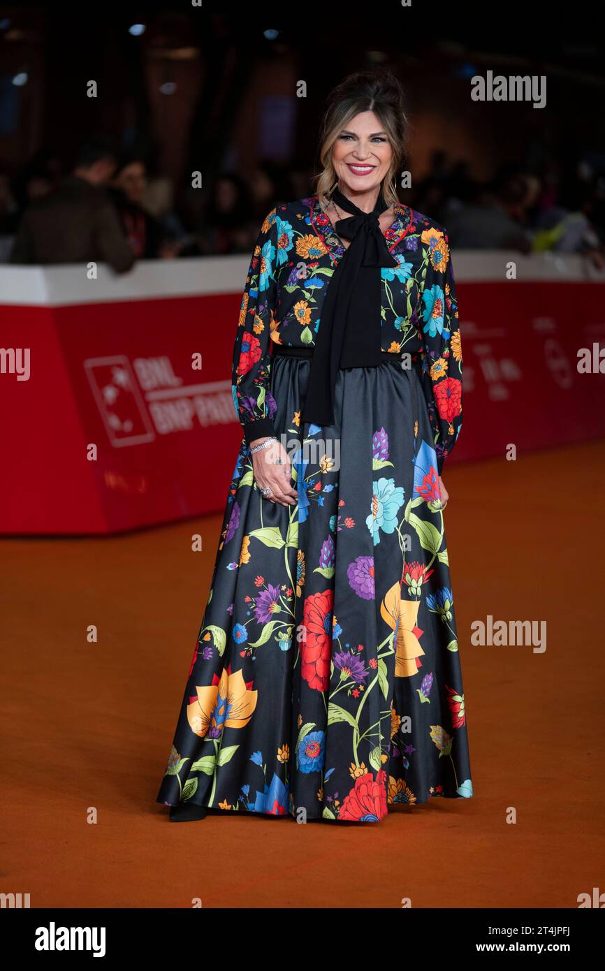 Rome, Italy, October 29 2023 - Nadia Rinaldi attends at the red carpet ...